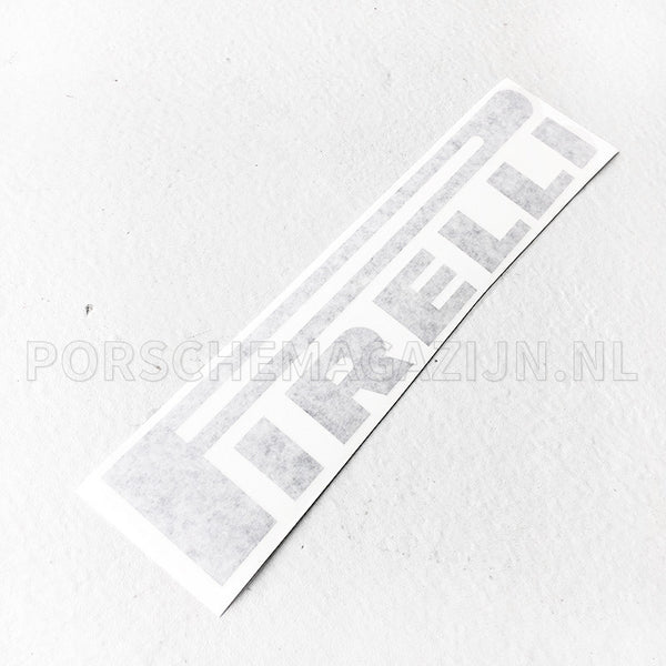 Pirelli sticker snijletters voor Porsche